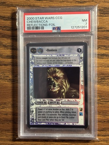 2000 Star Wars ~ Reflections-Foil ~ Chewbacca ~ PSA 7 NM | eBay