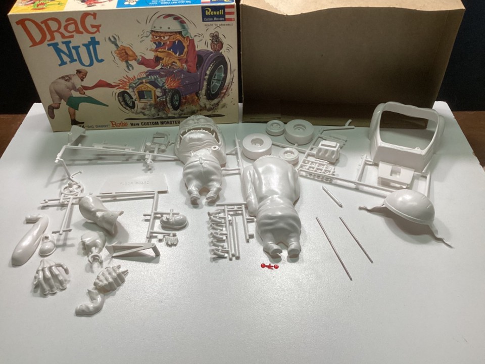 1963 Revell "Ed Roth" Drag Nut Model Kit-Open Box | eBay
