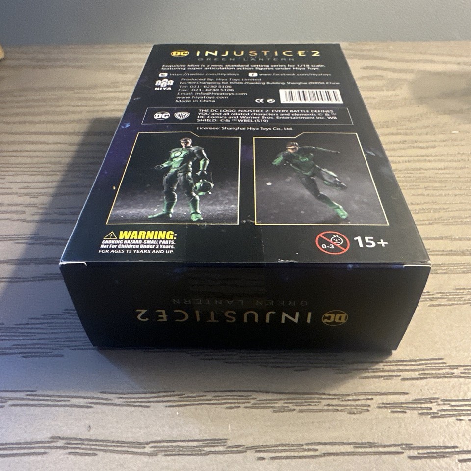 Rare Hiya Toys Injustice 2 Green Lantern Comic Game Action Figure ...