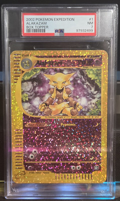 2002 Pokemon Expedition Box Topper Alakazam 1/12 PSA 7 #1 | eBay