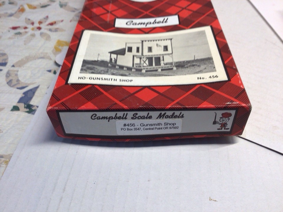 4 Campbell Scale Model HO Scale Building Kits | eBay