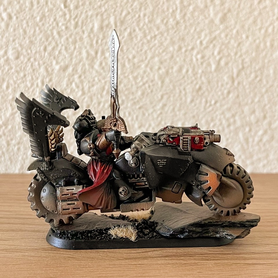 Warhammer 40k Space Marines - Painted Dark Angels Ravenwing Army ...