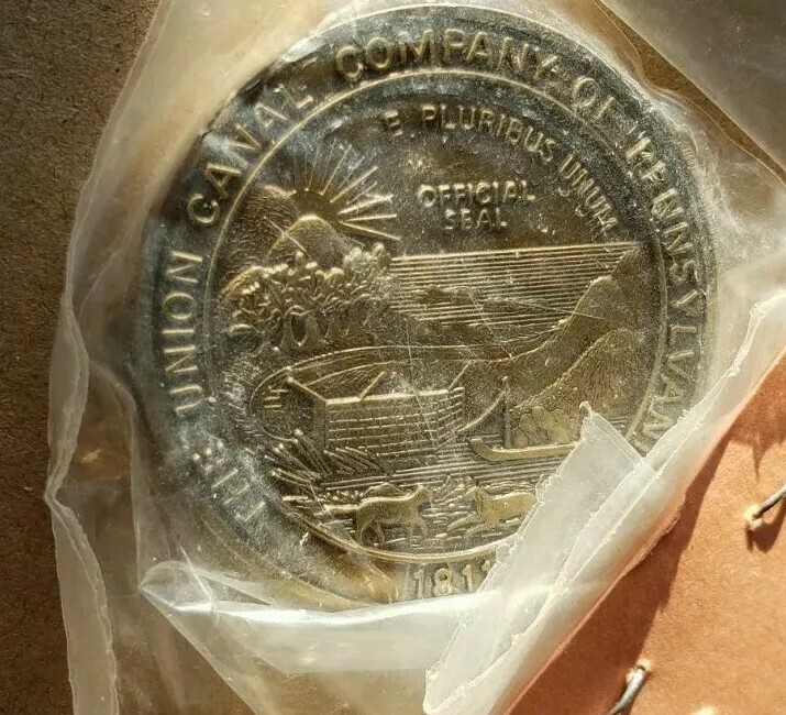 Lebanon Valley Coin Club 1980 1977 2 BU tokens Bronze Cornwall ...