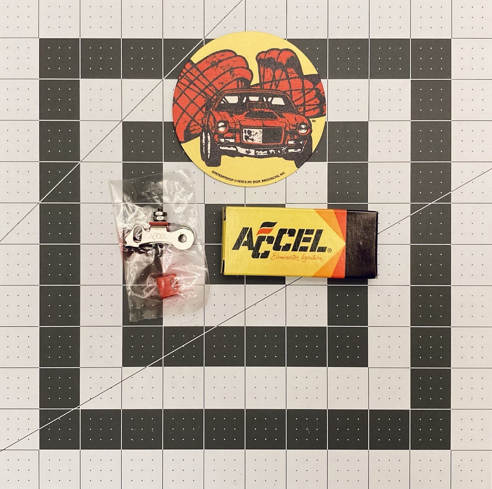 ACCEL Ignition 110363 Contact Set-Breaker Points VINTAGE 70s Free ...