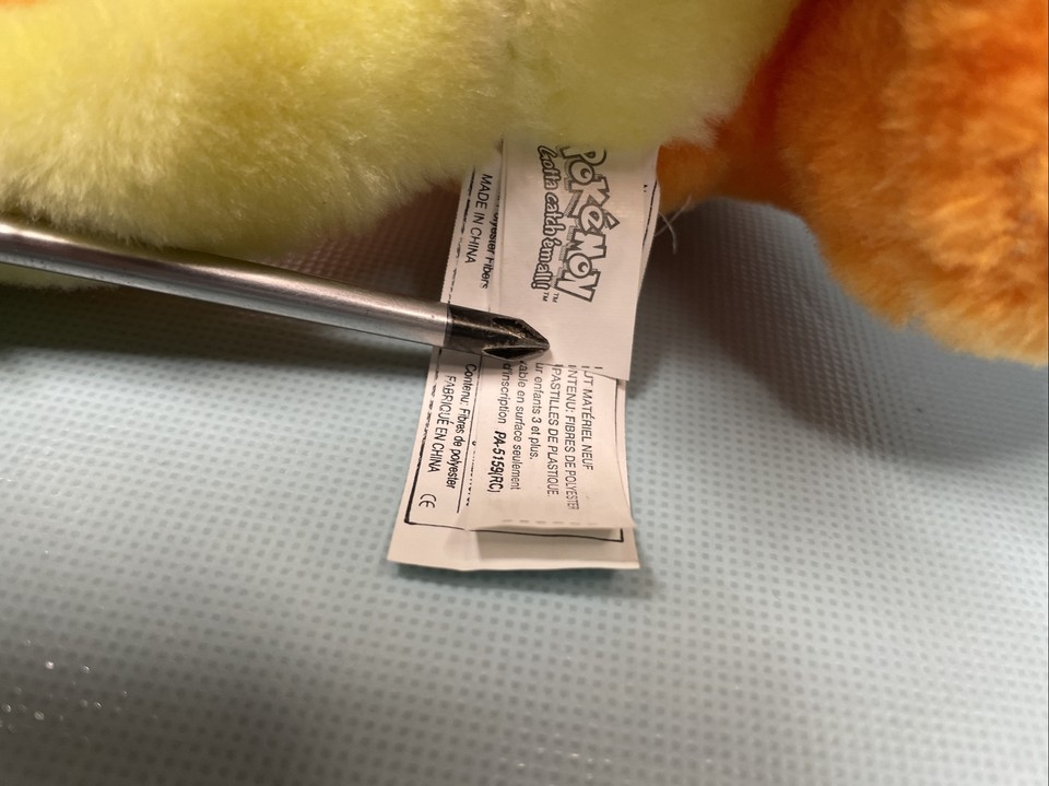 Vintage Pokemon Charmander Plush 11’’ Nintendo Play By Play 1999 w/ TAG ...