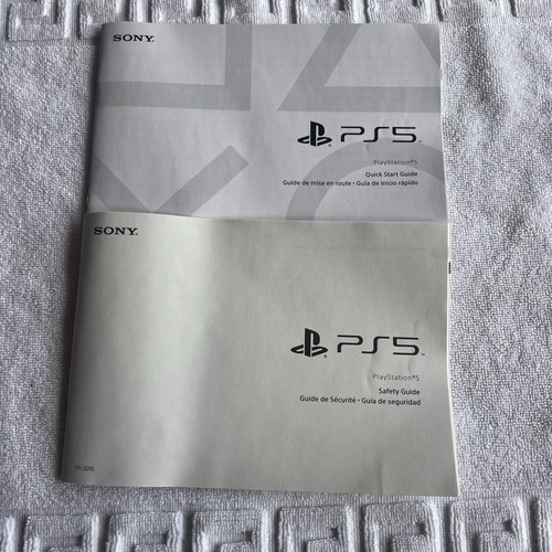 Quick Start Guide & Safety Guide For PlayStation 5 (PS5) | eBay