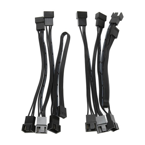 2pcs PWM Fan Extension Cable Professional 4 Pin PC Internal Motherboard ...