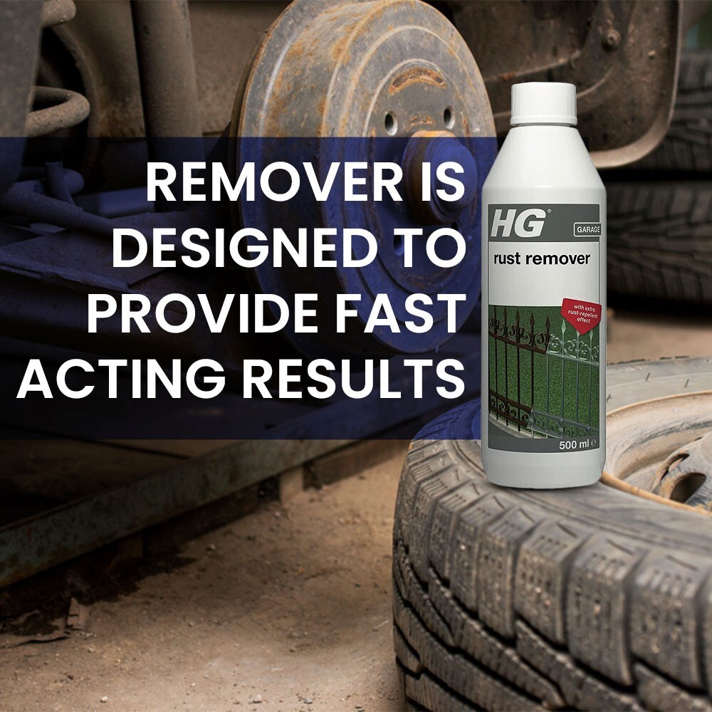 HG Garage Rust Remover 500ml with Extra Rust-repellent Effect Easily ...