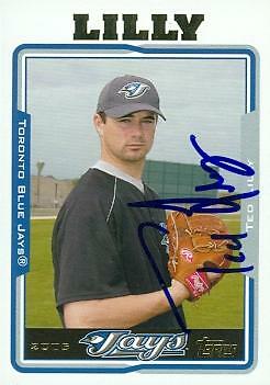 Ted Lilly autographed baseball card (Toronto Blue Jays) 2005 Topps #398 ...