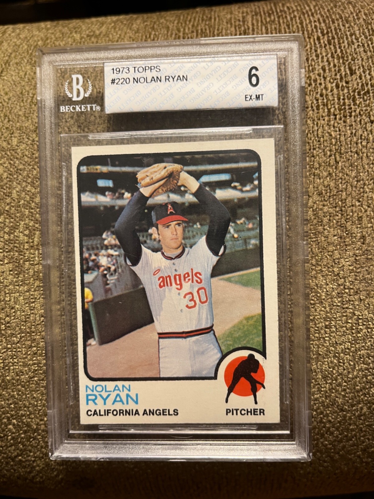 1973 Nolan Ryan topps card #220 graded 6 ex-mnt clean | eBay