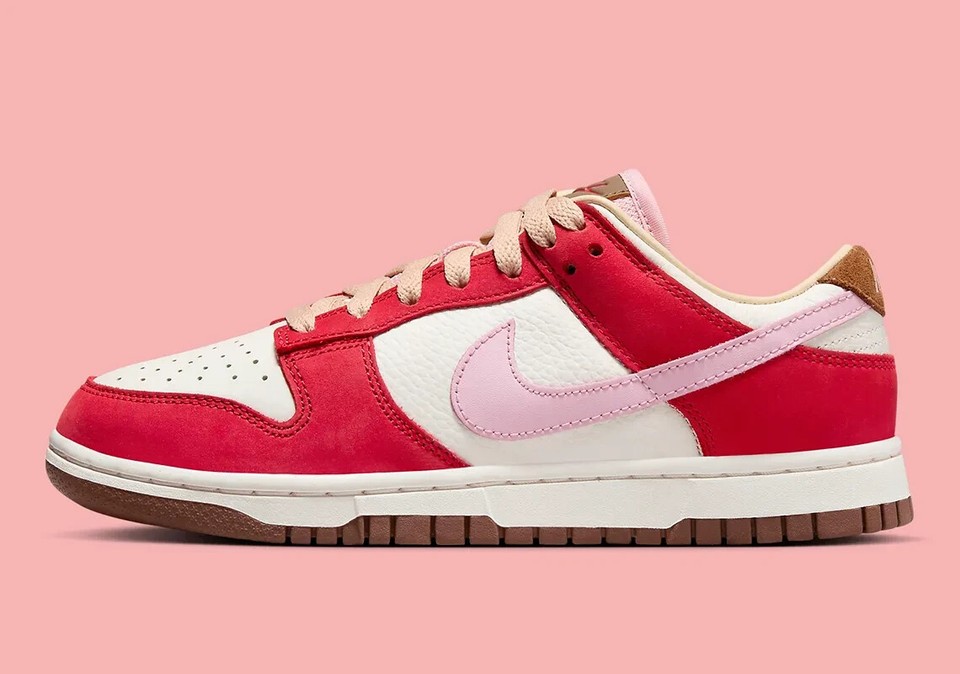 Nike Dunk Low PRM Shoes 'Bacon' Red Brown Sail FB7910-600 Women's Sizes ...