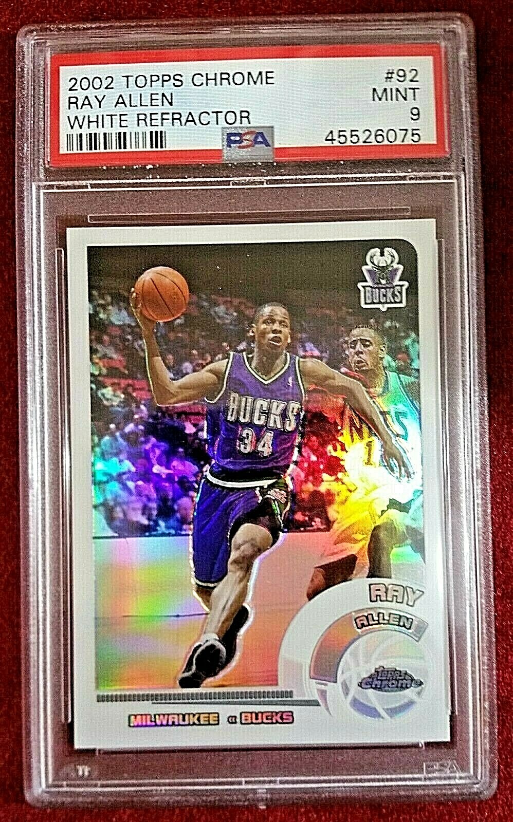 2002-03 Topps Chrome Refractors White Border IVERSON WALKER PIERCE ...