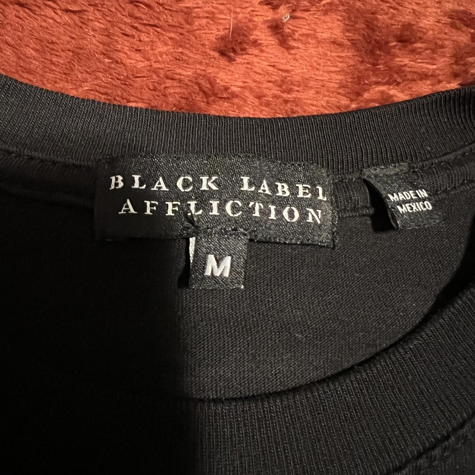 Affliction Black Label Shirt Mens Medium Black Graphic Skull Native ...