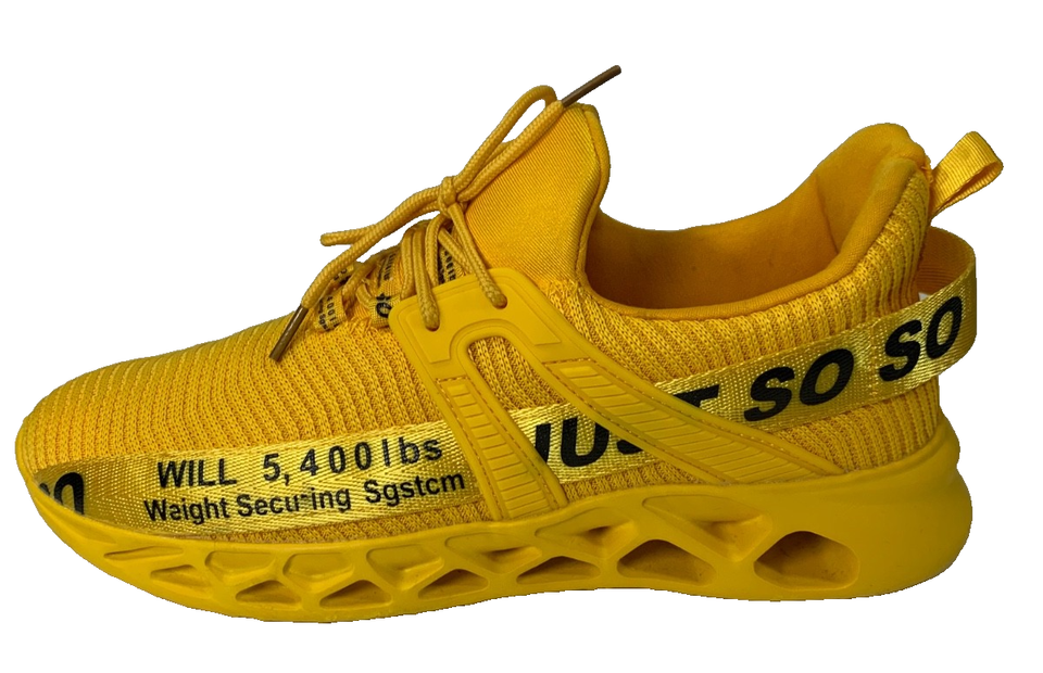 Just So So Men's EU 44 Size 11 Shoes Yellow Athletic Low Top Trainer ...