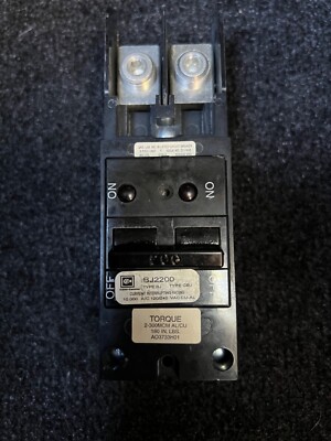 Eaton BJ2200 2 Pole 200 Amp 240Vac Plug-On Main Circuit Breaker ...