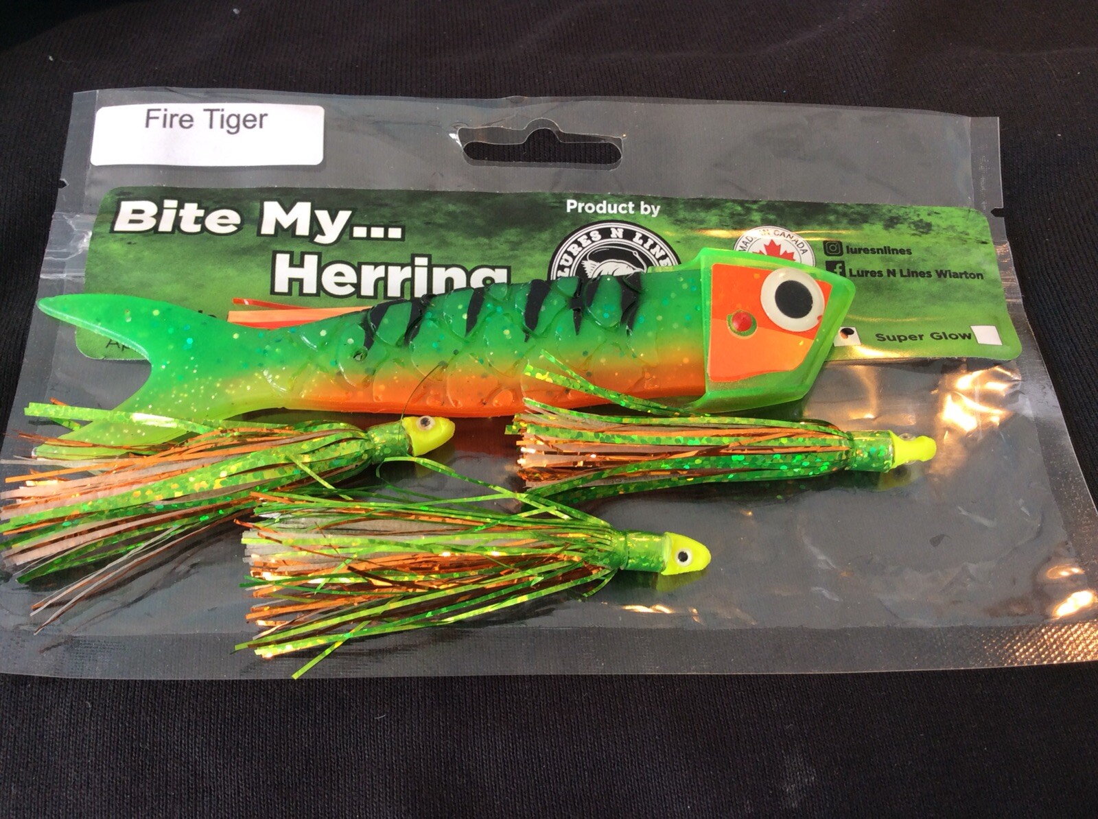 High Percentage Trolling Bait/Meat Rig/ Bite My Herring Strip And 8 ...