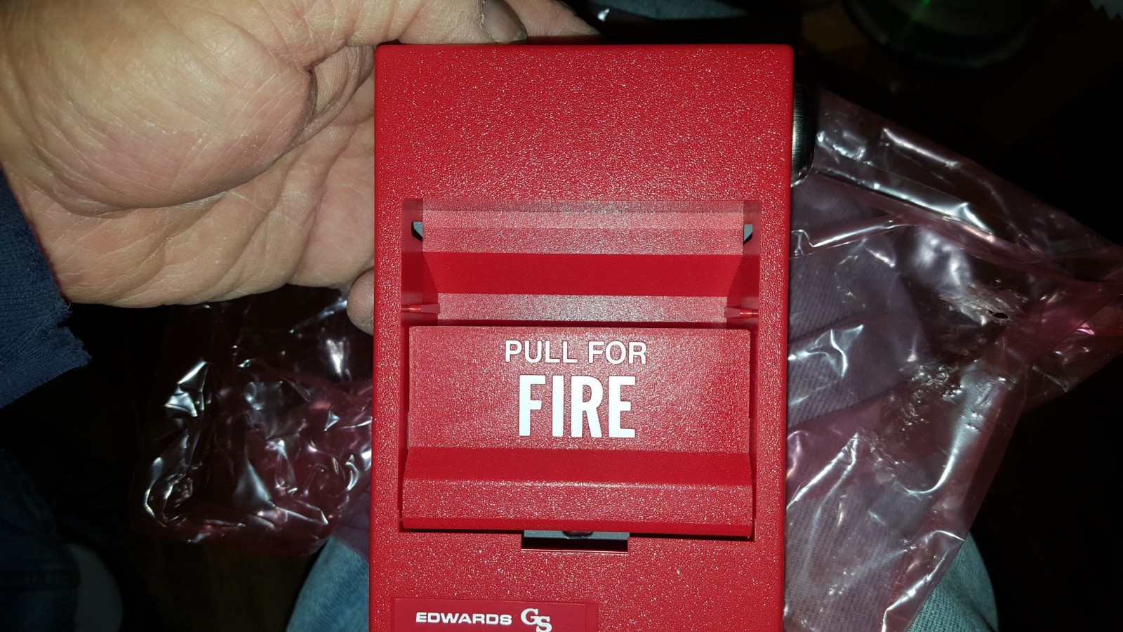 "EDWARDS GS" FIRE ALARM STATION SINGLE ACTION,SPO, KEYLOCK TERM No.276B ...