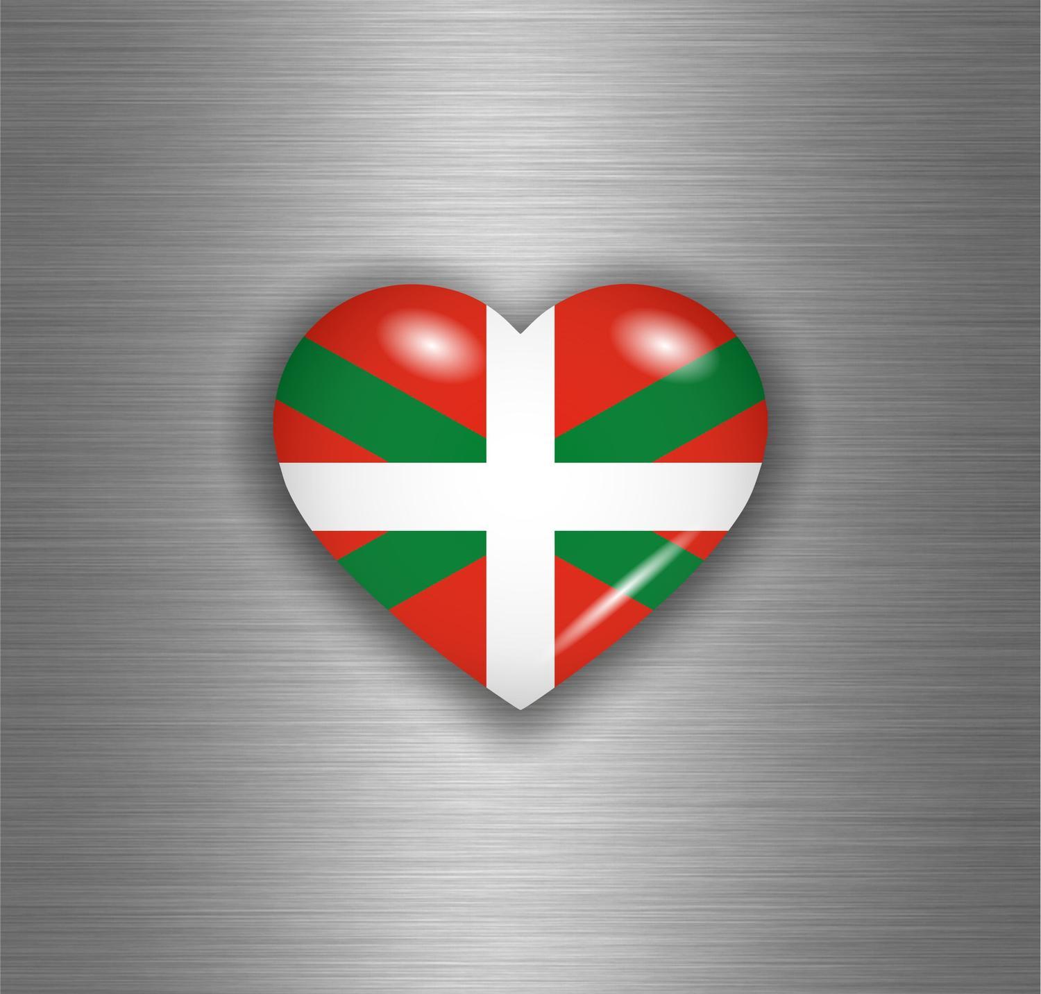 Sticker Car Motorbike Tuning Flag Heart Euskadi Basque Country | eBay