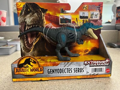 Jurassic World Dominion EXTREME DAMAGE GENYODECTES SERUS Action Figure ...
