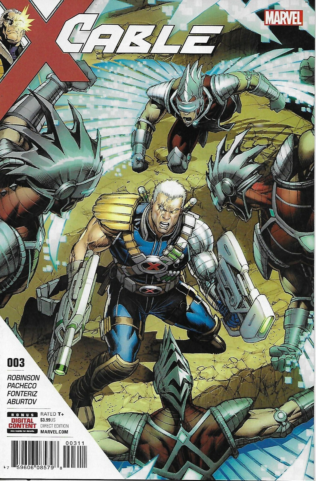 Cable Comic 3 Cover A Dale Keown First Print 2017 James Robinson ...
