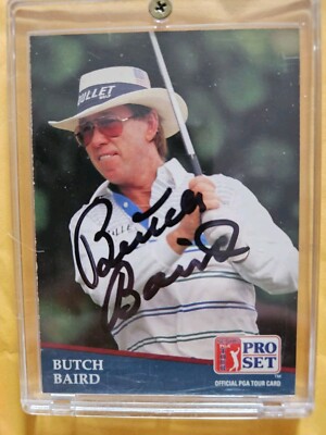 1991 Pro Set Golf Butch Baird #199 Signed Autograph Auto | eBay