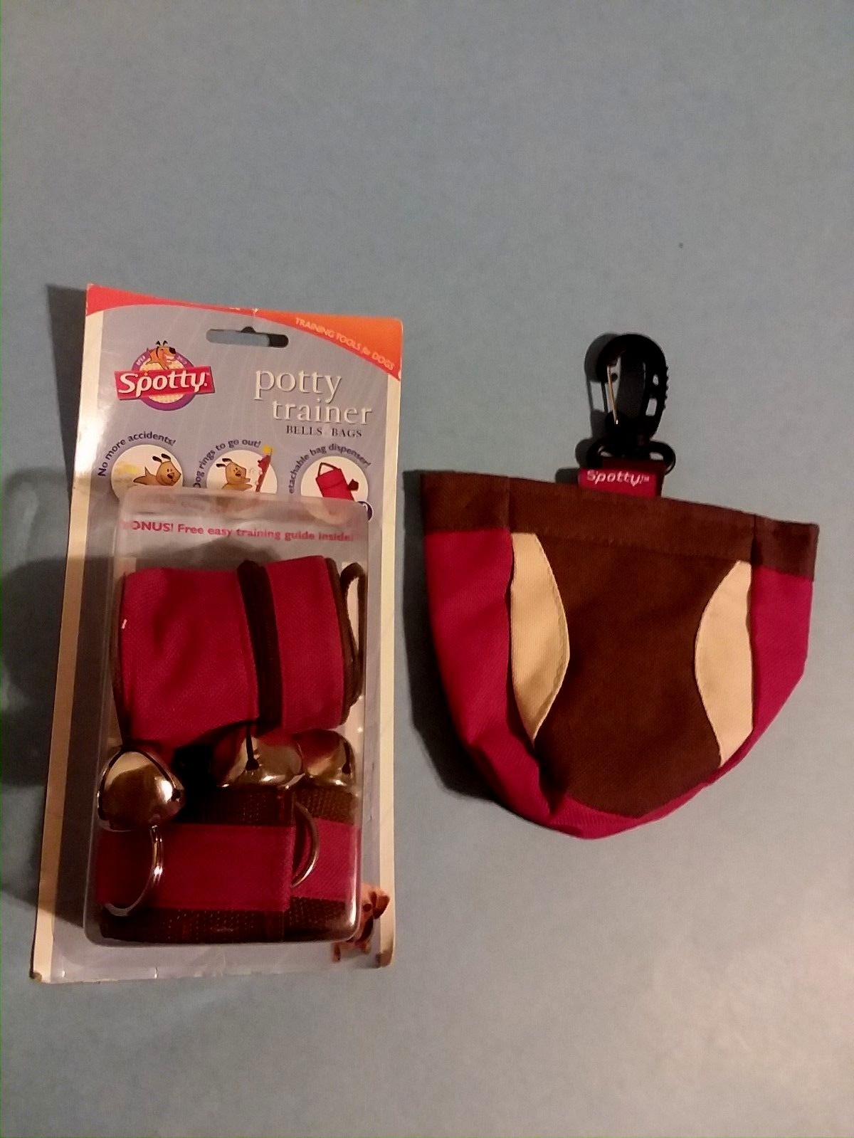 SPOTTY Potty Trainer Bells & Bags Set & Treat Pouch - NEW | eBay