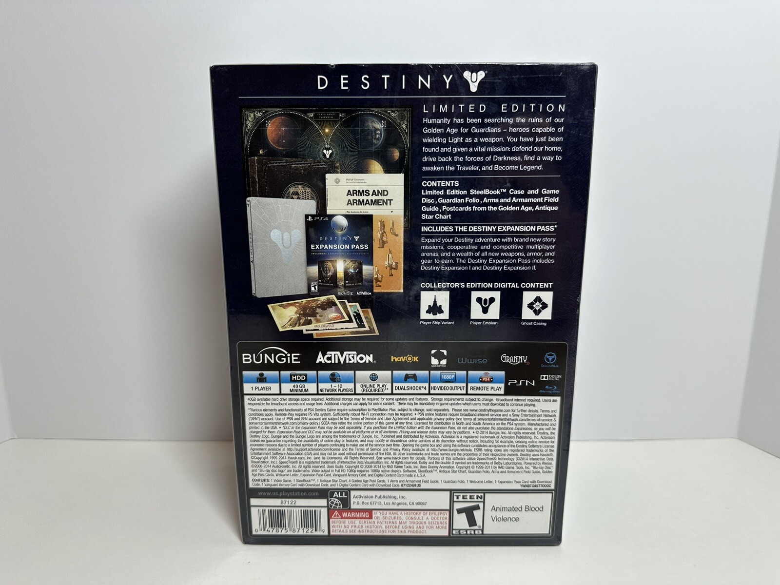 Destiny -- Limited Edition (Sony PlayStation 4, 2014) for sale online ...