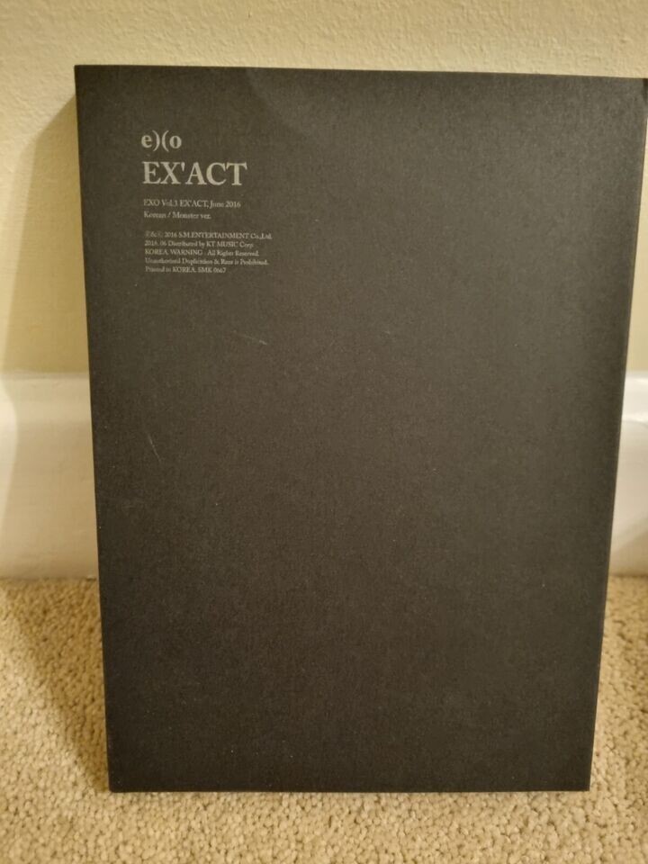 EXO EXACT Album CD EXO-K KPOP 2016 Sehun Photocard Korean Like New | eBay