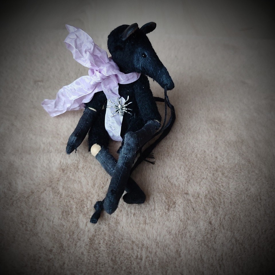 Creepy rat. Collectible creepy doll rat. Gothic rat figurine. | eBay