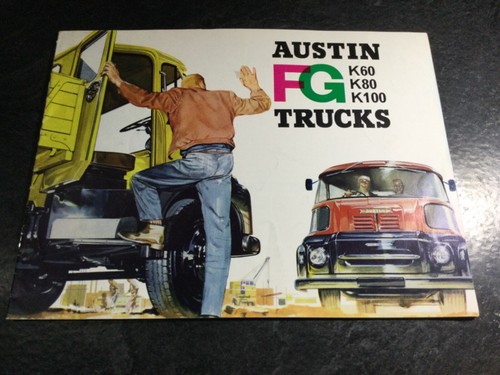 1964 Austin FG K60 K80 Trucks Brochure 3-Ton 4 Ton 5 Ton K100 Low ...