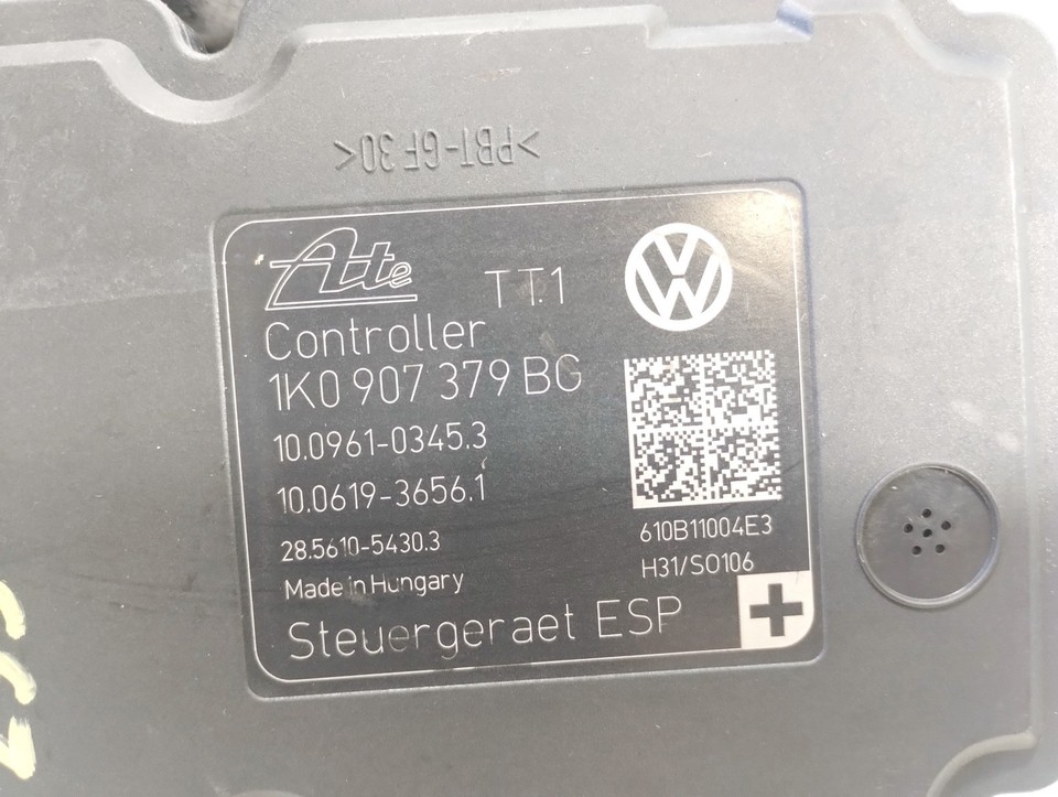 11-14 VOLKSWAGEN JETTA ABS ANTI LOCK BRAKE PUMP CONTROL MODULE UNIT OEM ...