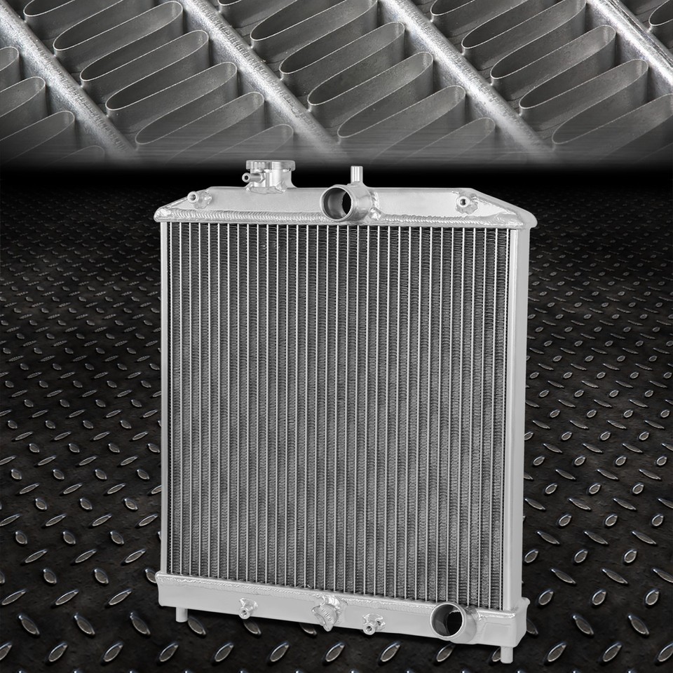 2-Row Aluminum Radiator for 92-00 Honda Civic Del Sol EG EK D16+12 ...