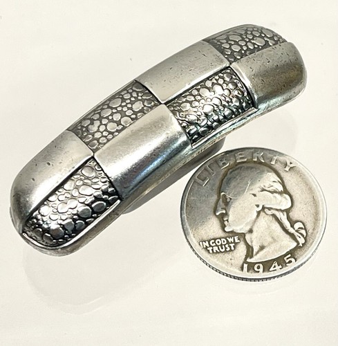 Brutalist Nickel KBC Vintage Drawer Pull Fixed Handle MCM 2.25" lot ...