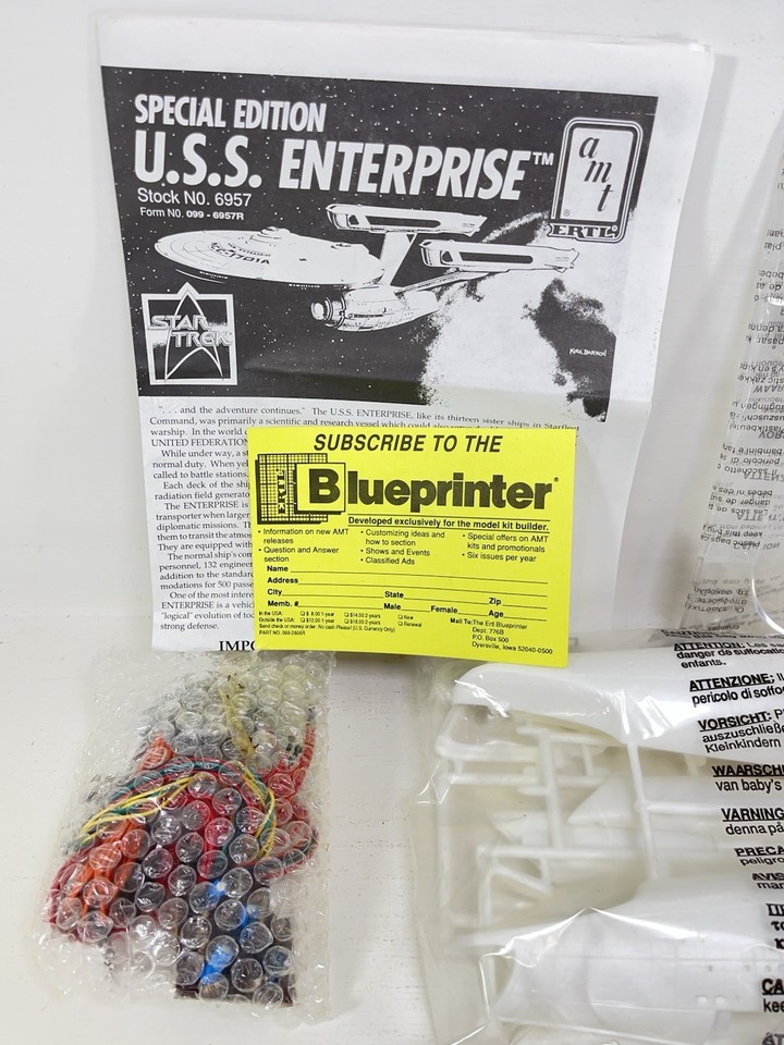 AMT #6957 Star Trek USS Enterprise Model Kit With Lights/Sound | eBay
