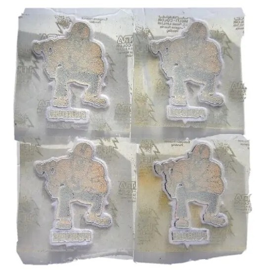 VINTAGE NCAA Purdue Boilermakers 3 in Lextra Iron On Logo Patches 4 Pc ...