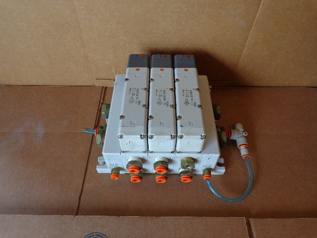 SMC VQ5101R-5 Pneumatic Solenoid Valve Bank | eBay