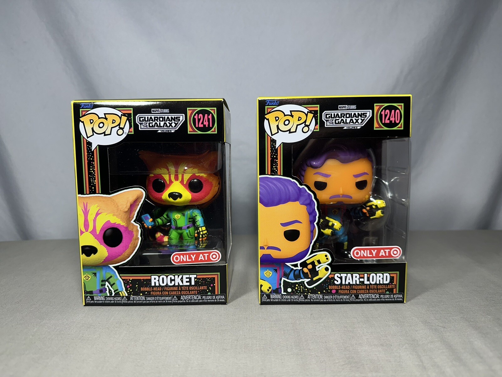 Guardians Of The Galaxy Volume 3: Funko Pop! Bundle- Rocket #1241/Star ...