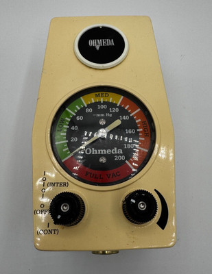 Ohmeda Intermittent Suction Unit Vacuum Regulator Model 1251 | eBay