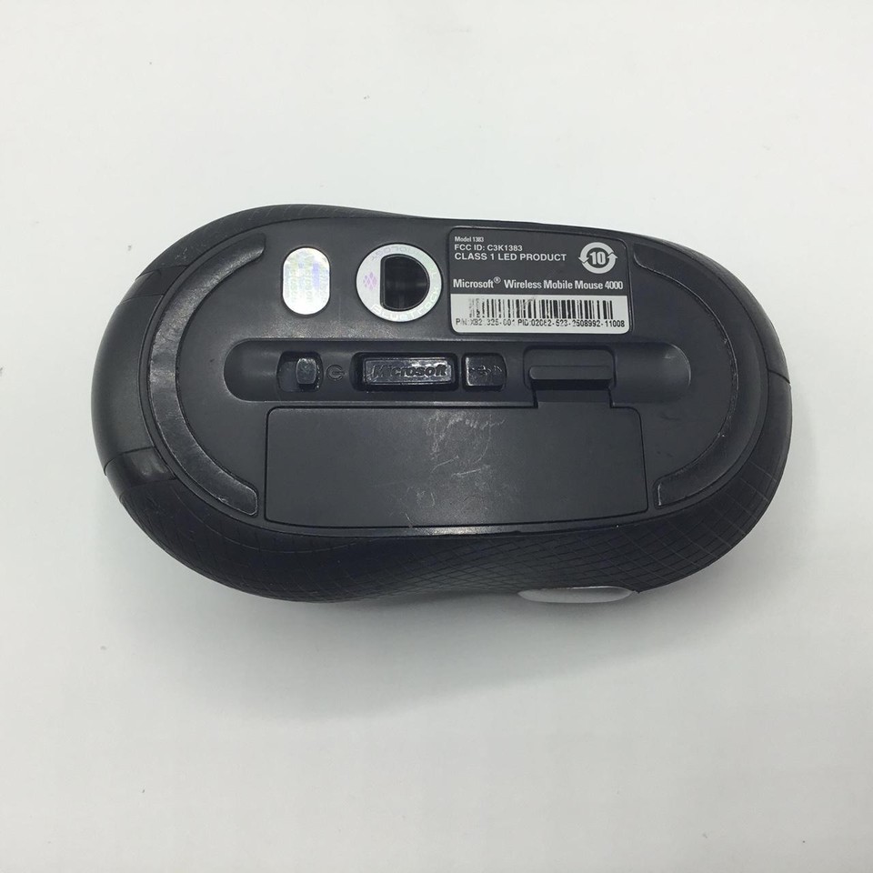 Microsoft 1383 1496 Wireless Mobile Mouse 4000 - Graphite (D5D-00001 ...