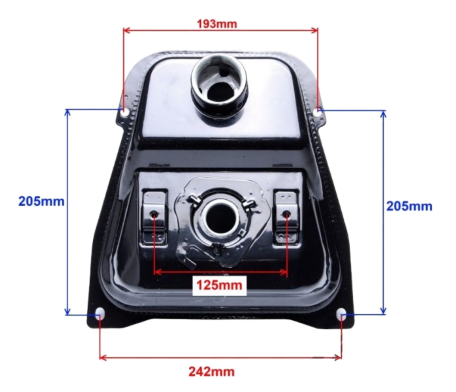 Benzintank Kraftstofftank für Roller REX JONWAY KYMCO ZIPP PEDA VIA 50 ...