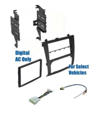 Premium Double Din Radio Dash Kit Combo for 2007-2012 Nissan Altima w ...