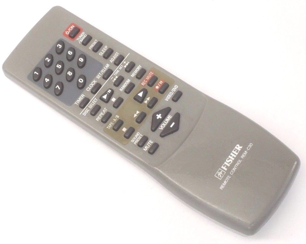 Original Fisher REM-C30 Remote Control for CD Player | eBay