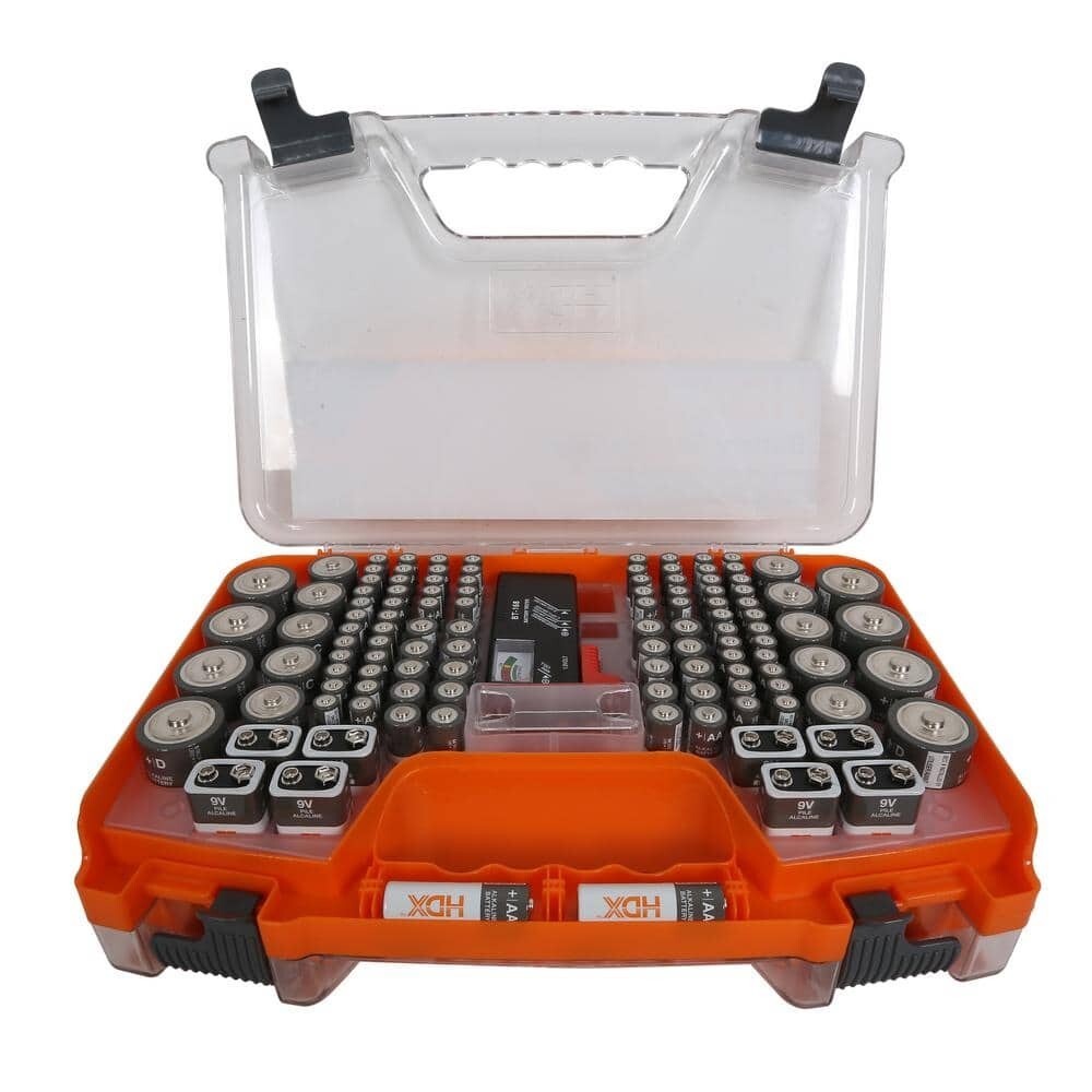The Battery Organizer Storage Case with Hinged Clear Cover for sale ...