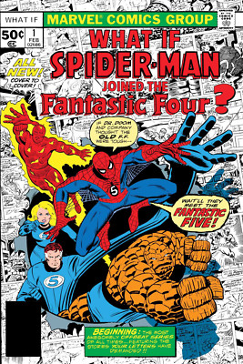 What If Issue 1 Comic Book Poster Spider-Man Joined the Fantastic Four ...