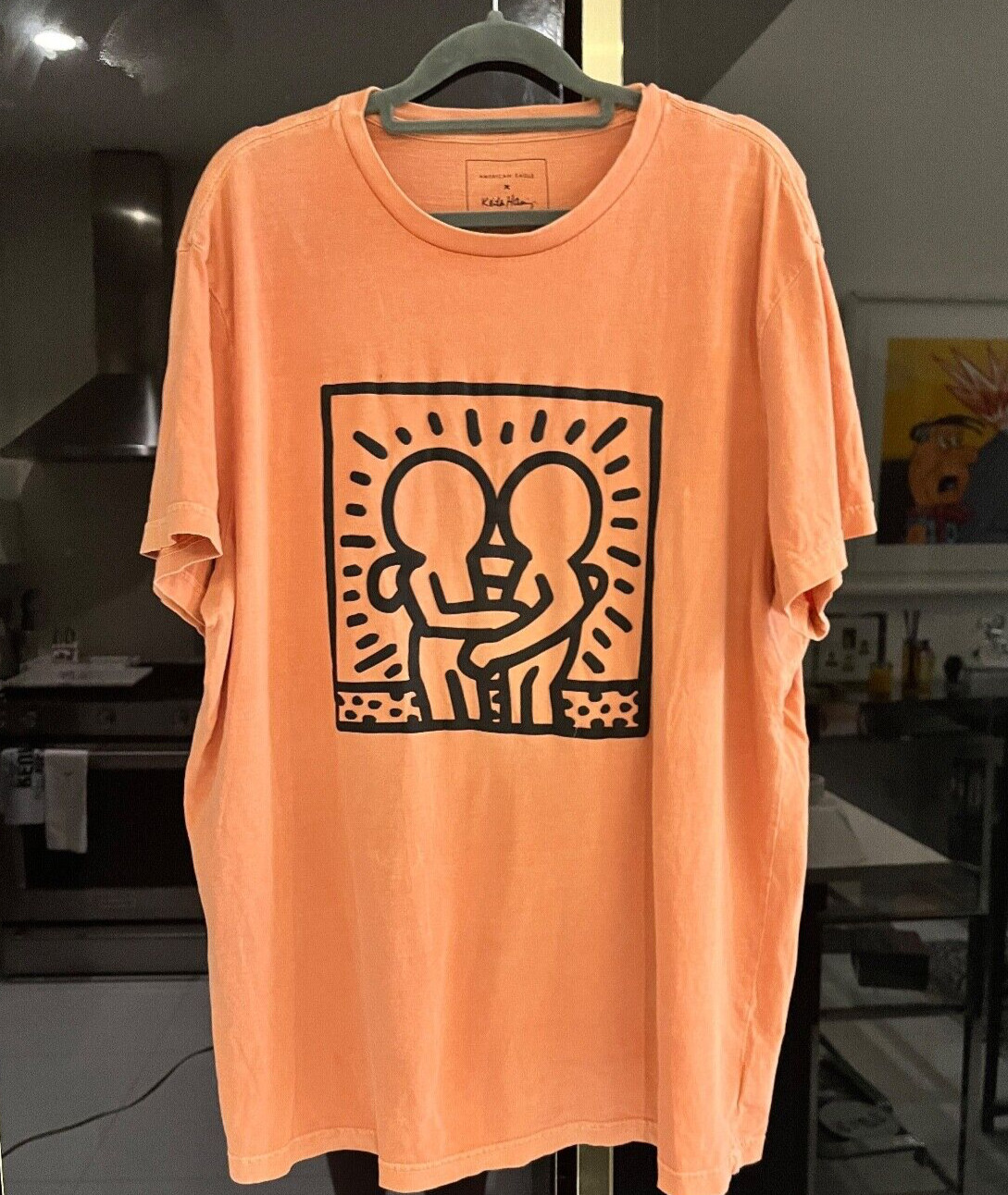 Keith Haring / David Bowie Vintage Rare Graphic T-Sh… - Gem