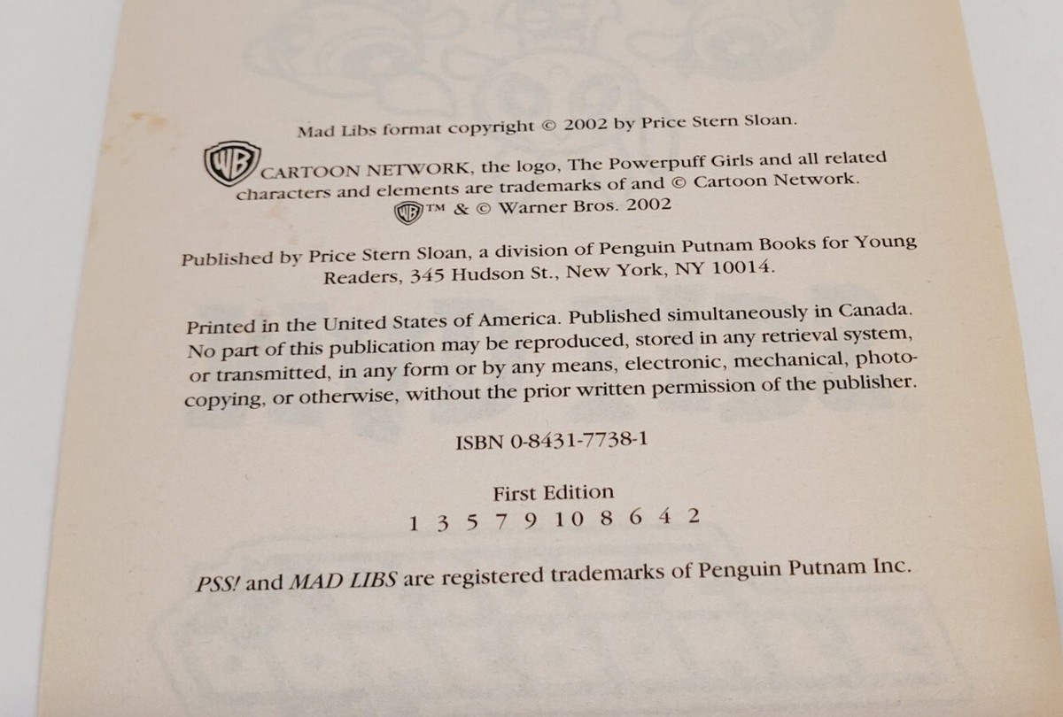 Cartoon Network Mad Libs