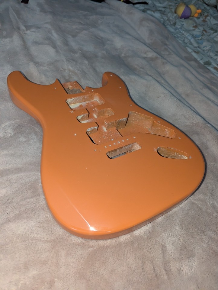 Caramel strat syle Body - Unplayed, off Of A Project - Light Weight ...