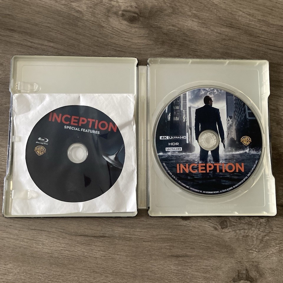 Inception Steelbook (4K UHD + Blu Ray Bonus Disc) MINT | eBay