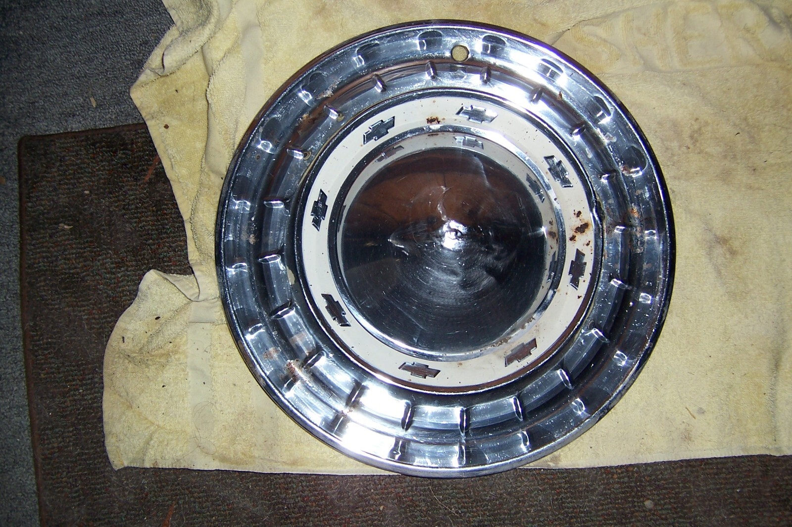 1955 Chevrolet Belair Nomad 210 2dr 4dr Convertible OEM Hubcap | eBay