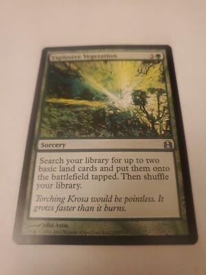 MTG Explosive Vegetation Commander 2011 153/318 Regular Uncommon | eBay